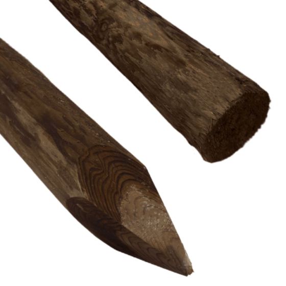 Fence Stake Round Pressure Creosoted 75-100mm (W) X 1.80m (L)