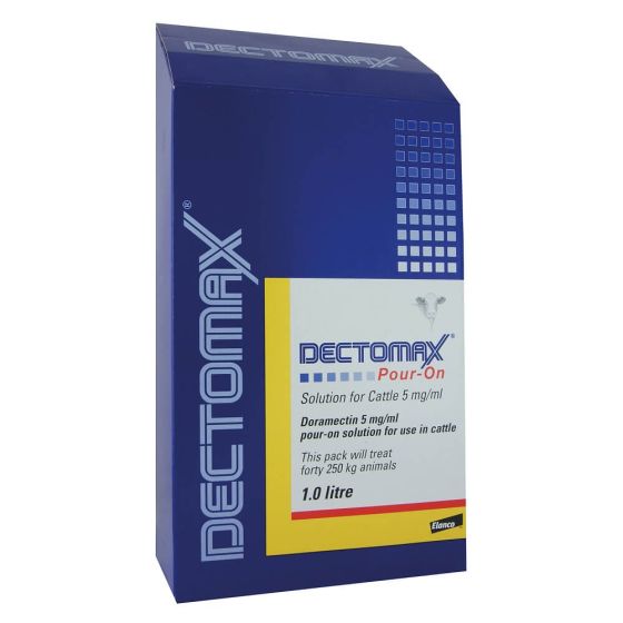 Dectomax Pour-On Wormer for Cattle | Chelford Farm Supplies