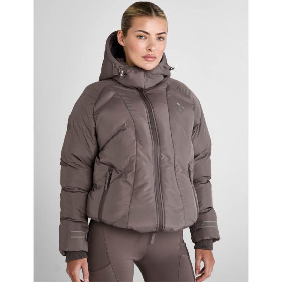 Aztec Diamond Puffer Jacket Fawn | Chelford Farm Supplies