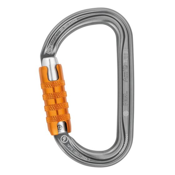 Petzl Am'D Carabiner Triact Lock Grey | Chelford Farm Supplies