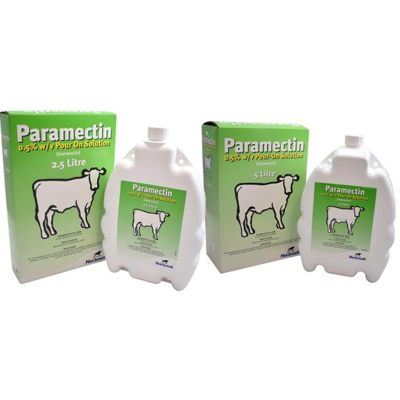 Paramectin Pour-On Wormer for Cattle - Cheshire, UK