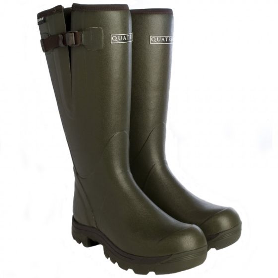 Skellerup Quatro Sport Insulated Wellies Green | Chelford Farm Supplies