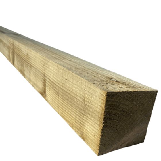 Sawn Timber Post Square 2.4m x 75mm x 125mm