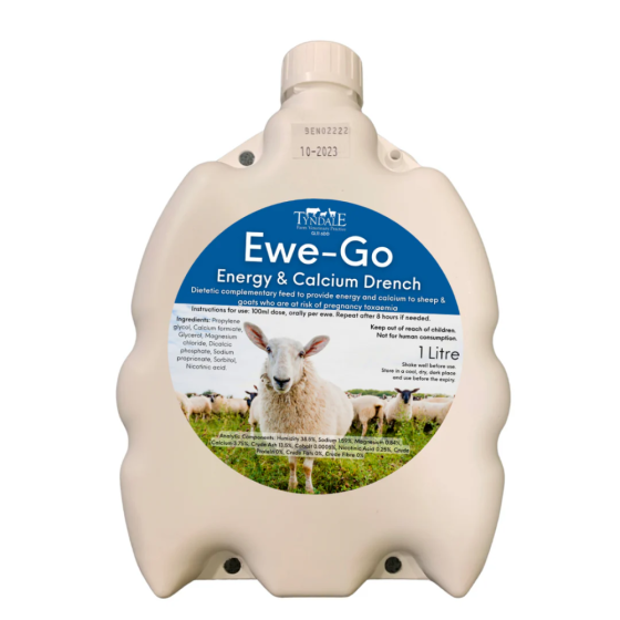 Tyndale Ewe-Go Energy and Calcium Drench 1L