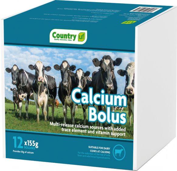 Country UF Calcium Bolus Solution 155g (Pack of 12)