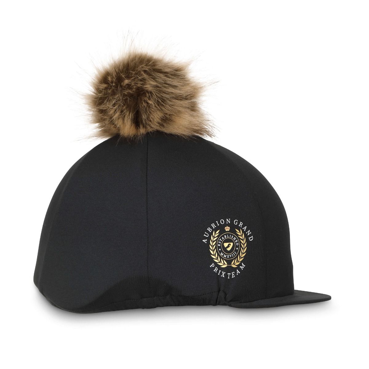 Shires Aubrion Team Riding Hat Silk Black | Chelford Farm Supplies