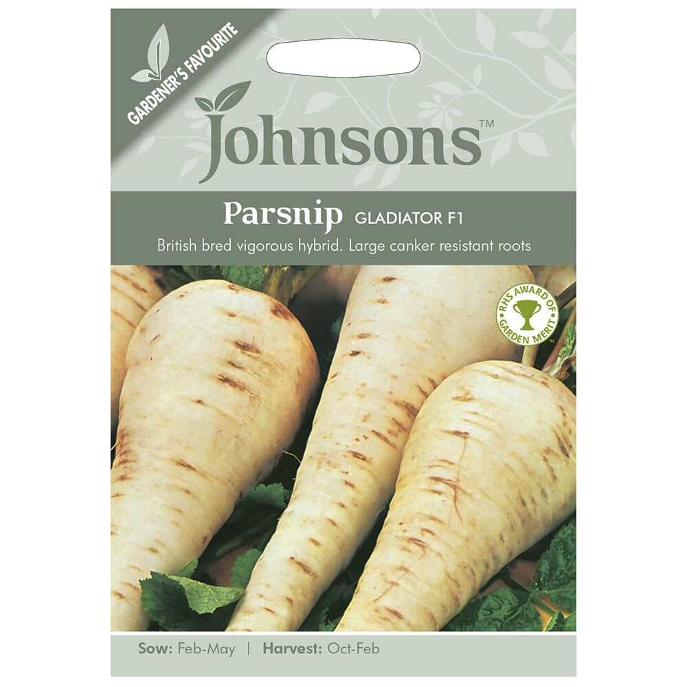 Johnsons Parsnip Gladiator F1 Seeds | Buy Online