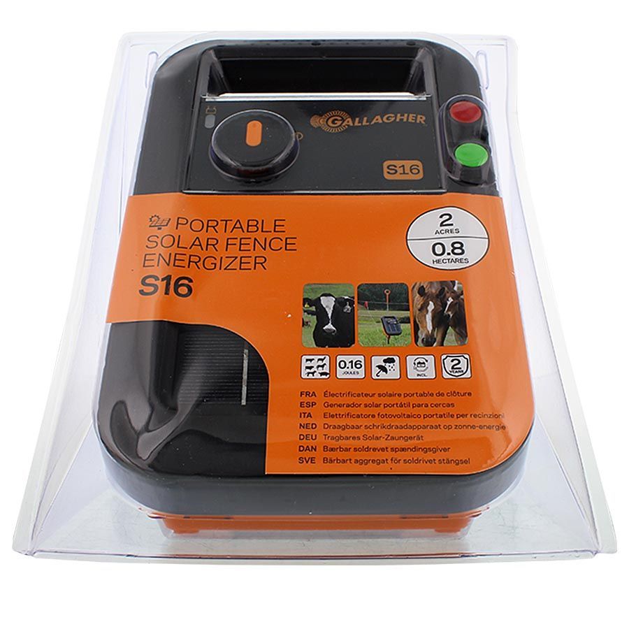 Gallagher S16 Solar Electric Fencing Energiser | Chelford Farm Supplies