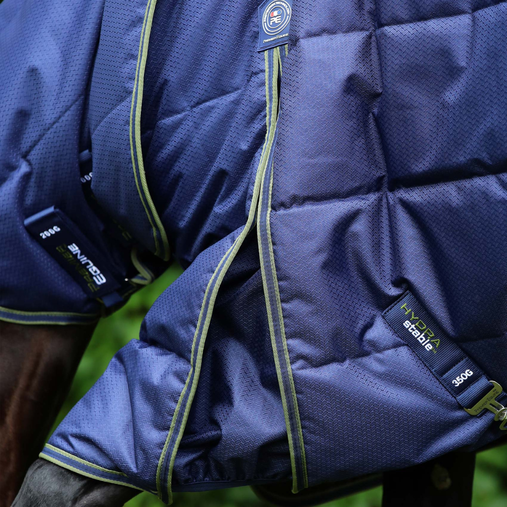 Premier Equine Hydra 350G Stable Rug With Neck Cover Navy