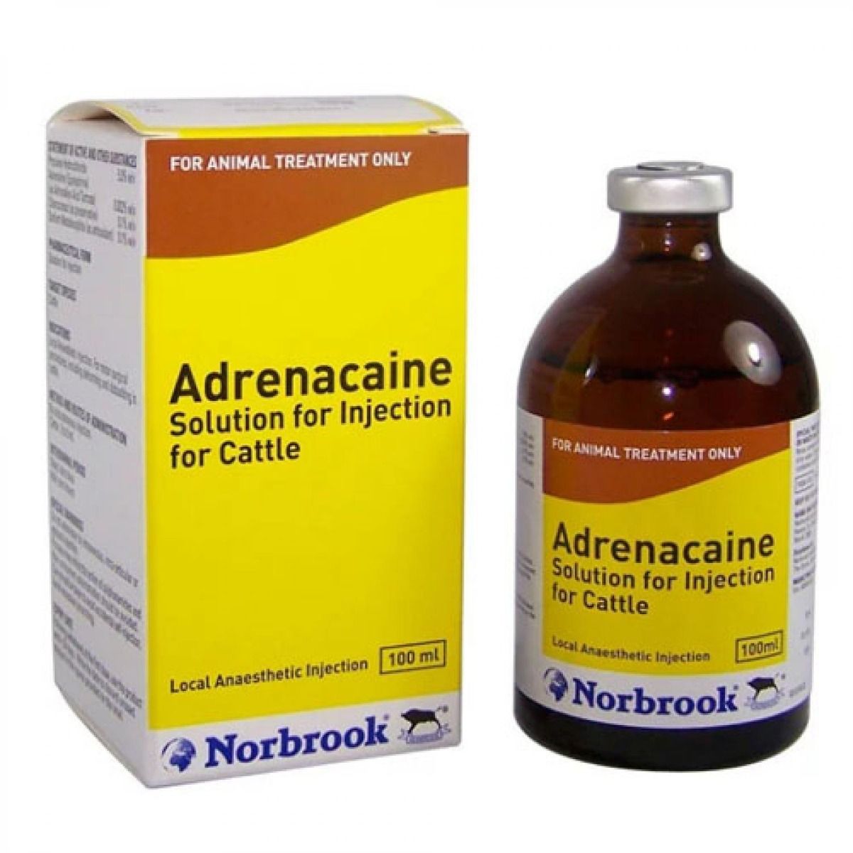 Norbrook Adrenacaine® Local Anasthetic Injection 100ml