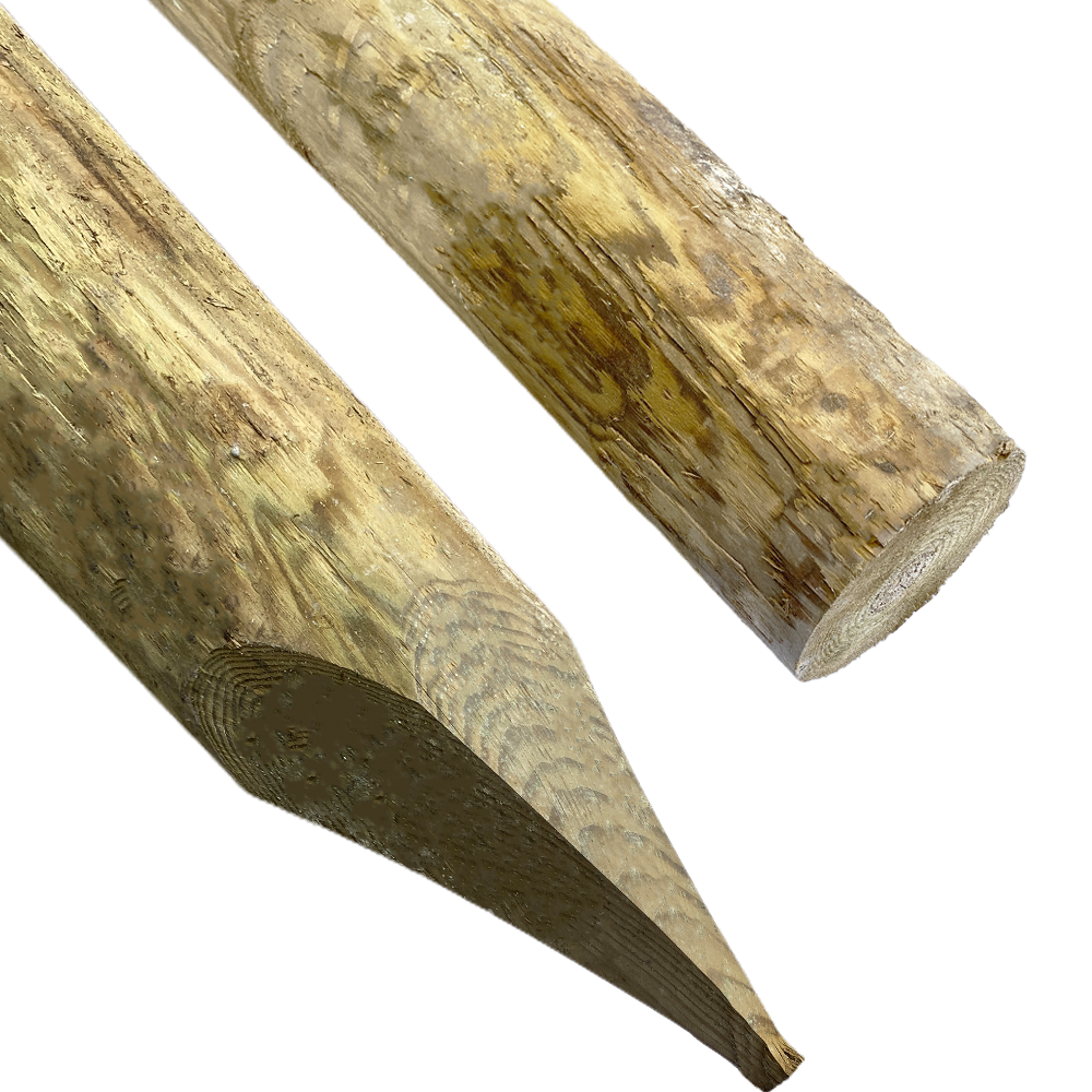 Strainer Post Peeled UC4 Treated Green 150-175mm (W) x 3.0m (L)