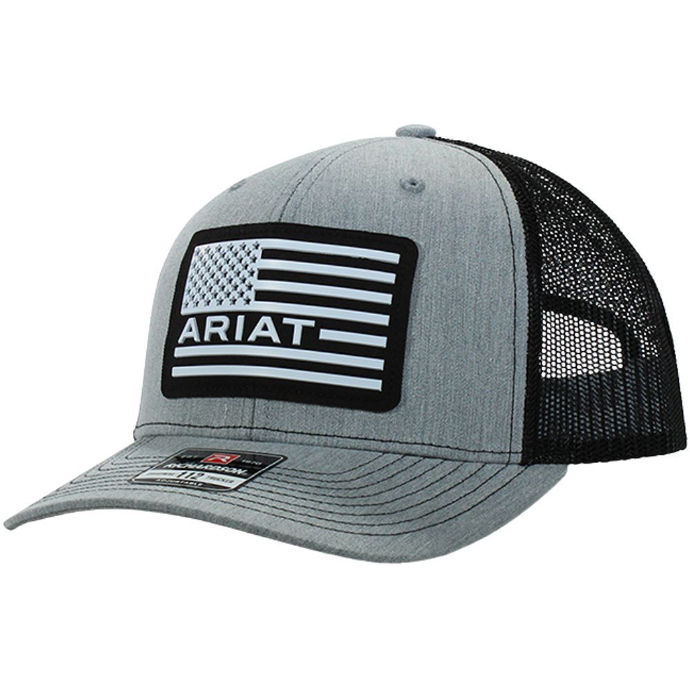Ariat USA Flag Patch Logo Cap Gray