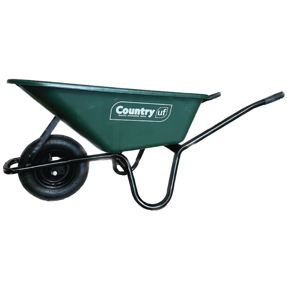 Country UF Garden Wheelbarrow Green 100L