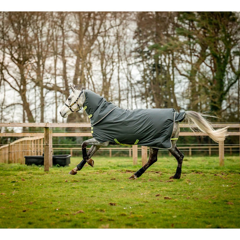 Amigo Hero Ripstop Plus 100g Turnout Rug Lime/Navy/Shadow