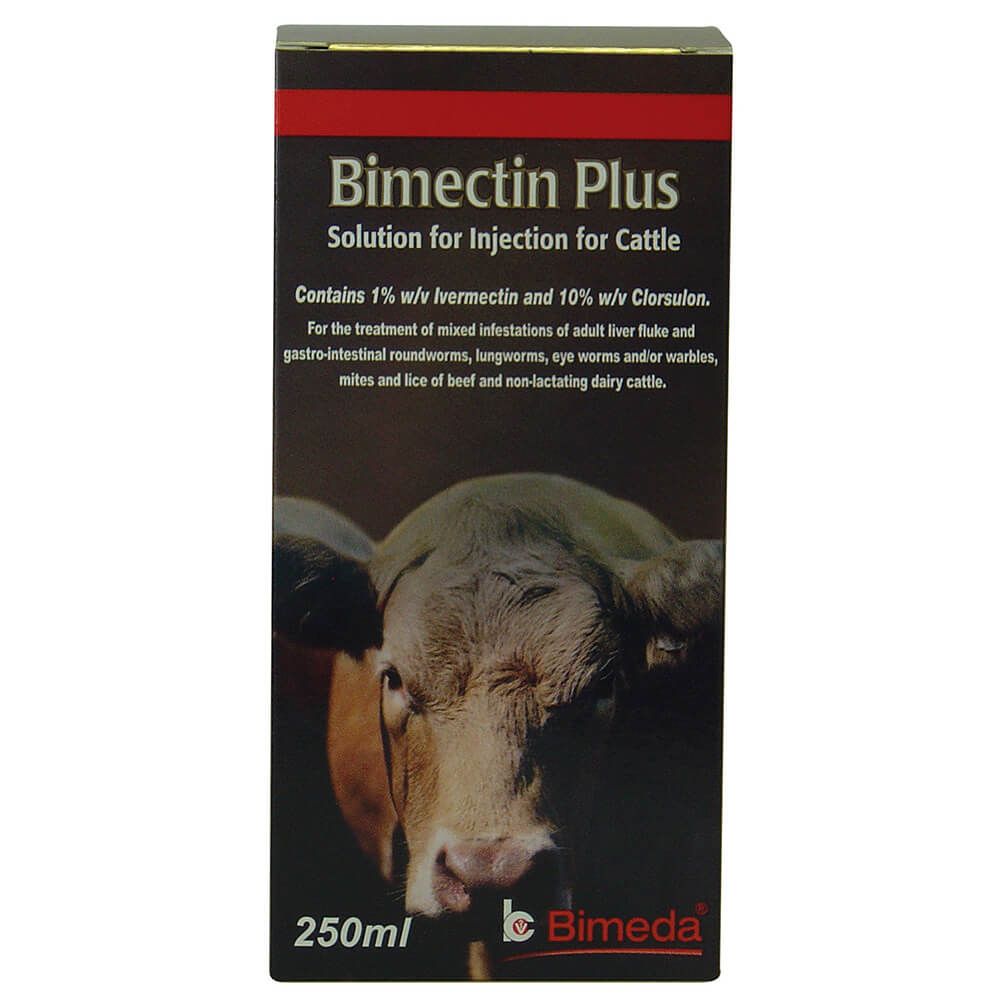 Bimeda Bimectin Plus Cattle Injection - Chelford Farm Supplies