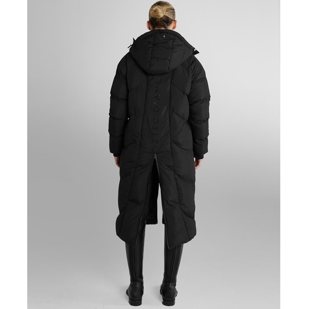 Aztec Diamond Long Puffer Jacket Black | Chelford Farm Supplies
