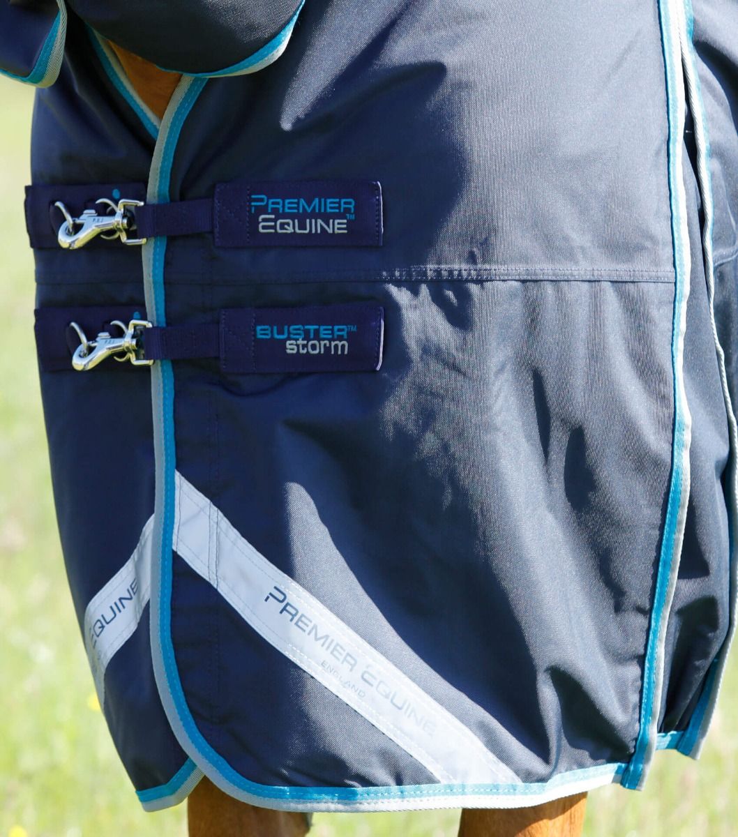 Premier Equine Buster Storm Lite Turnout Rug With Snug-Fit Neck 100g