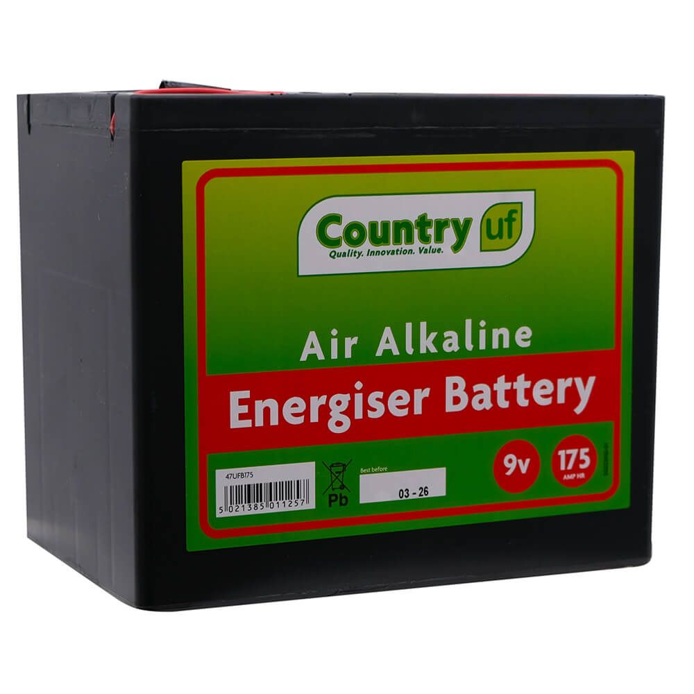 Country UF 9V 175Ah Energiser Battery | Chelford Farm Supplies