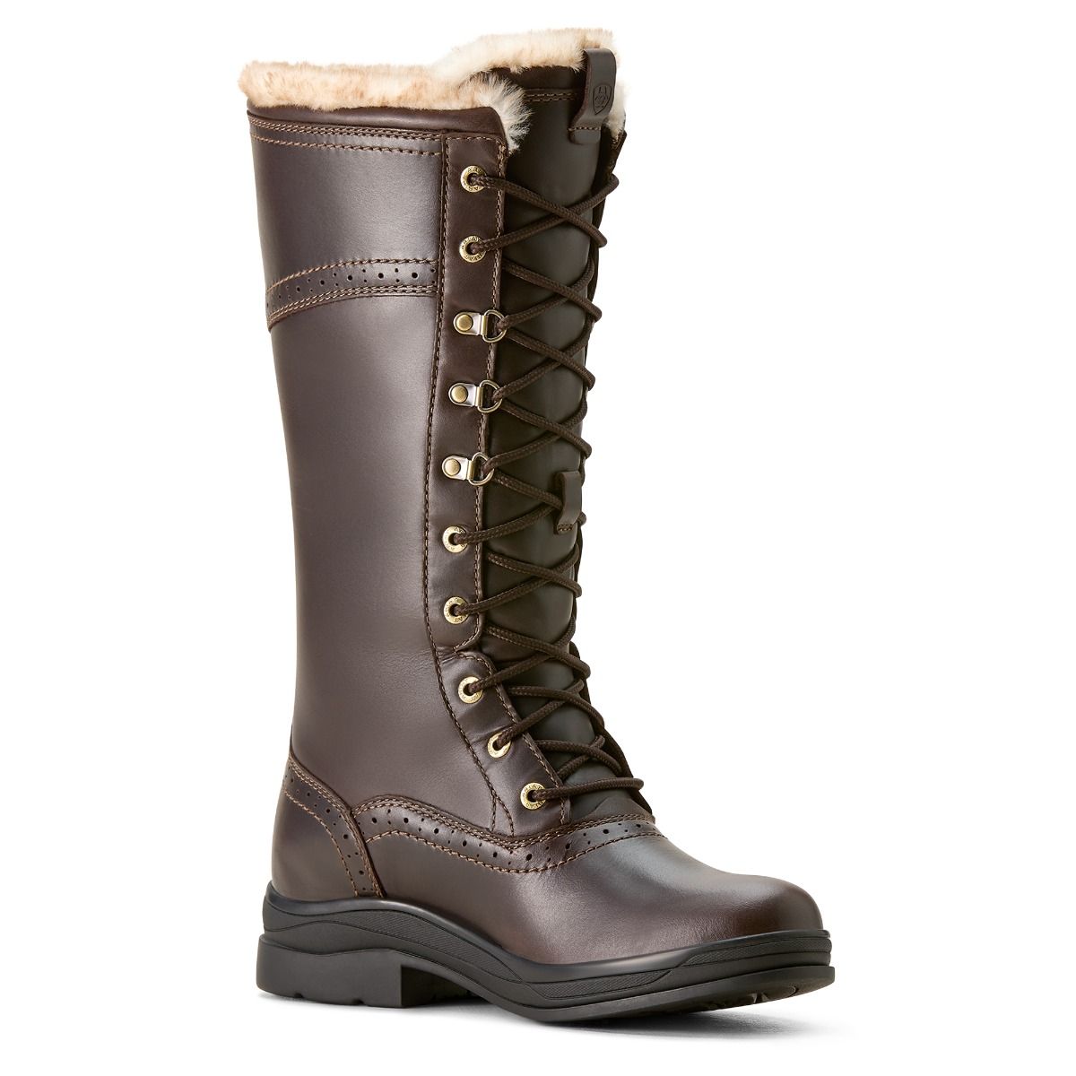 Ariat Womens Wythburn II Sherpa Waterproof Boot Dark Mocha