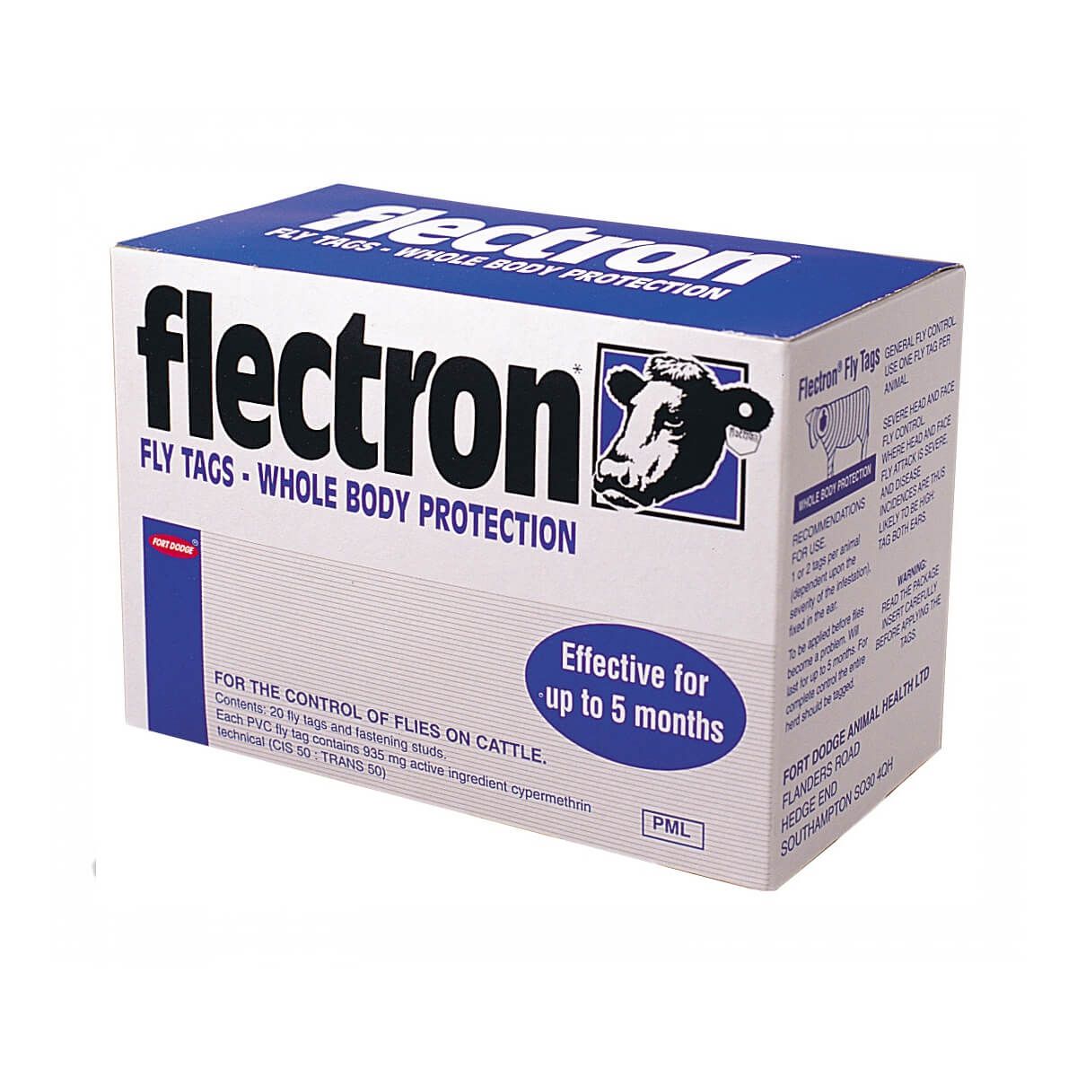 Flectron Fly Ear Tags Fly Control for Cattle | Buy Online