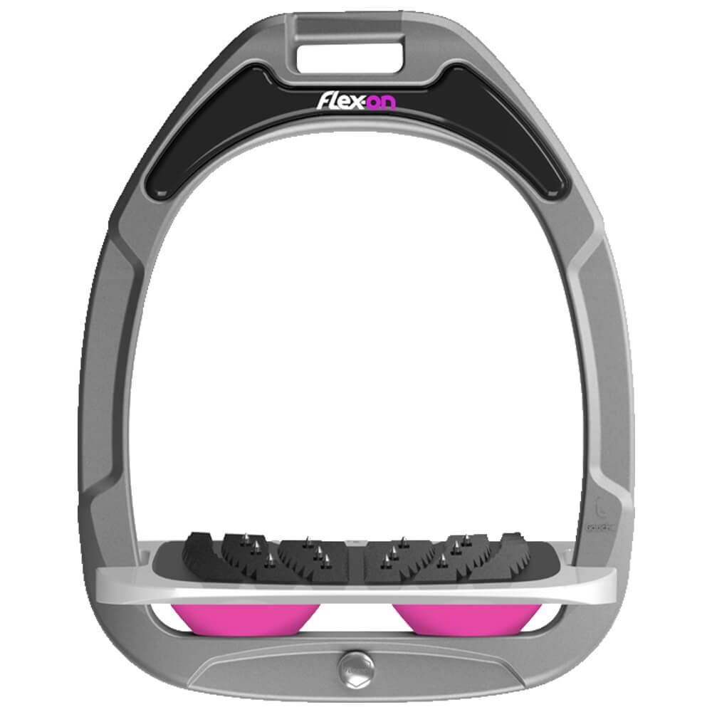 Flex-On Green Composite IUG Stirrups in Grey/Grey/Pink