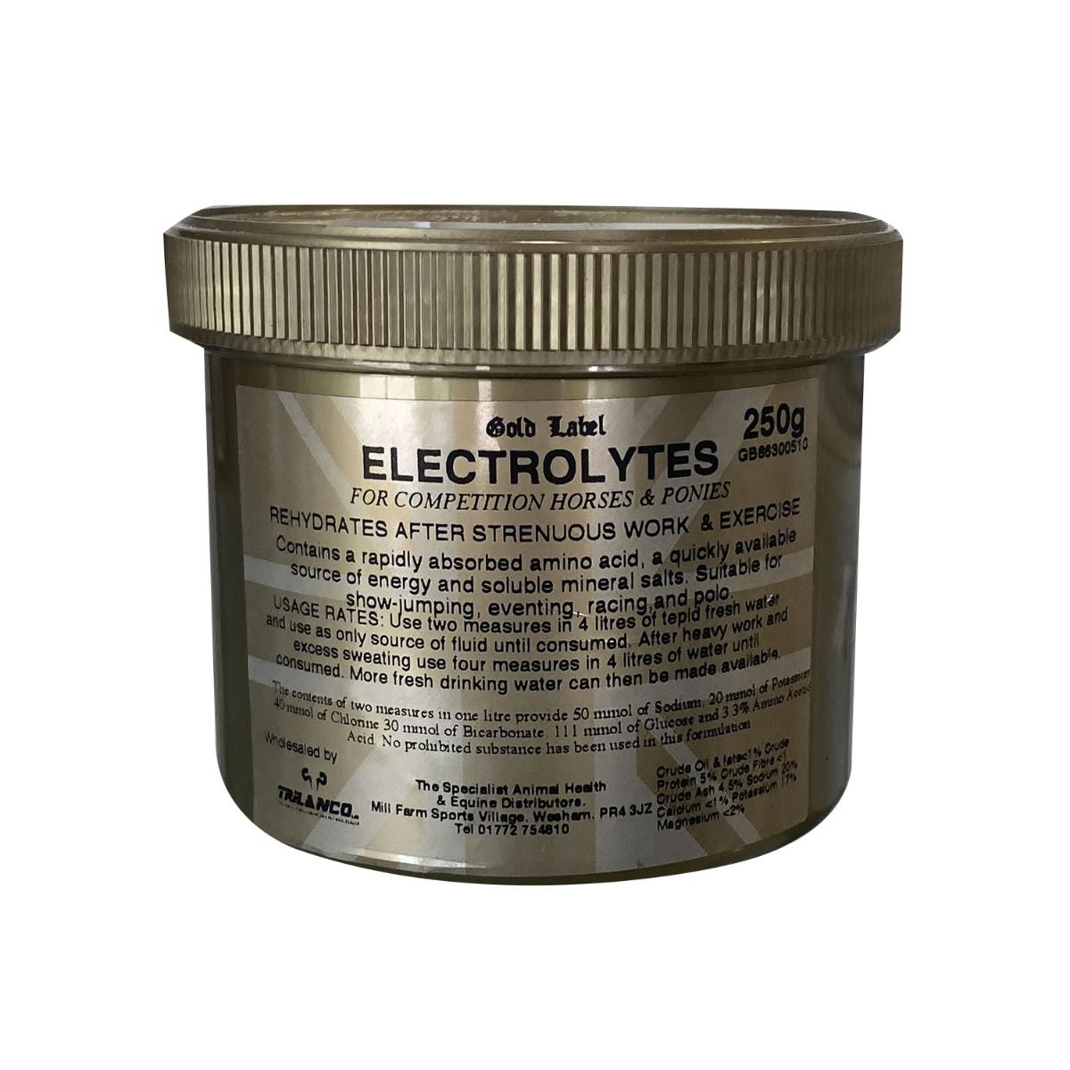 Gold Label Electrolytes 250g | Chelford Farm Supplies