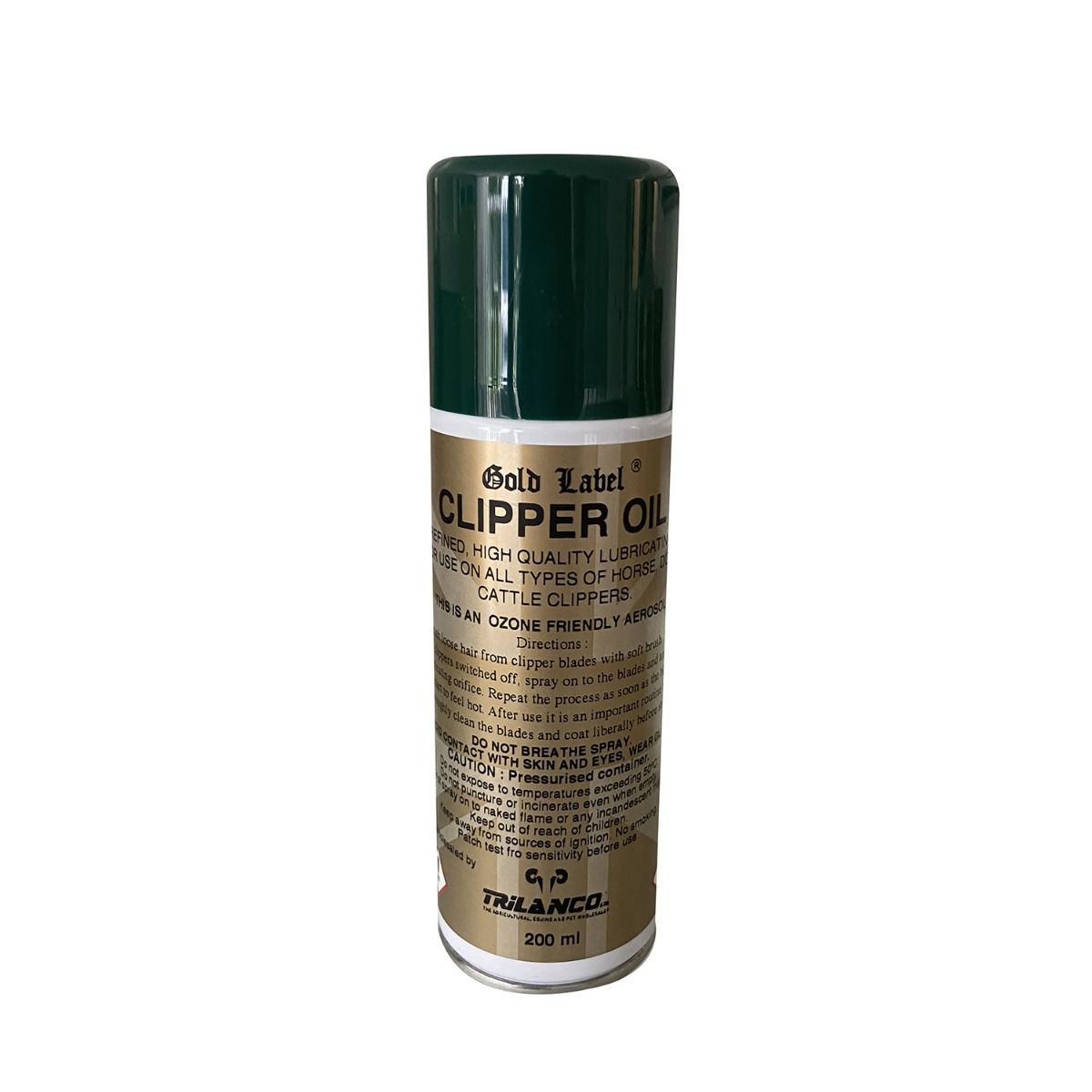 Gold Label Clipper Oil Aerosol 200ml| Chelford Farm Supplies