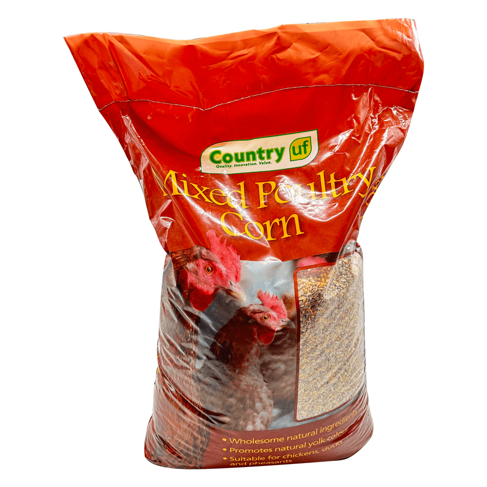 CountryUF Mixed Poultry Corn 20kg - Chelford Farm Supplies