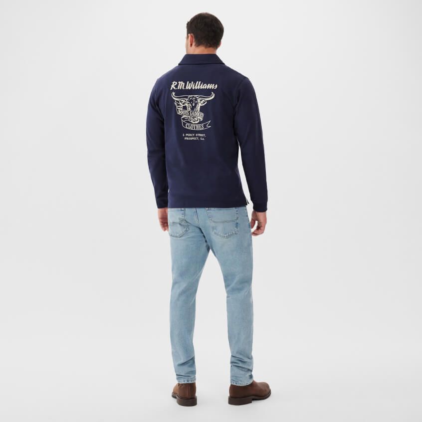 RM Williams Mens Beaufort Rugby Shirt | Chelford Farm Supplies