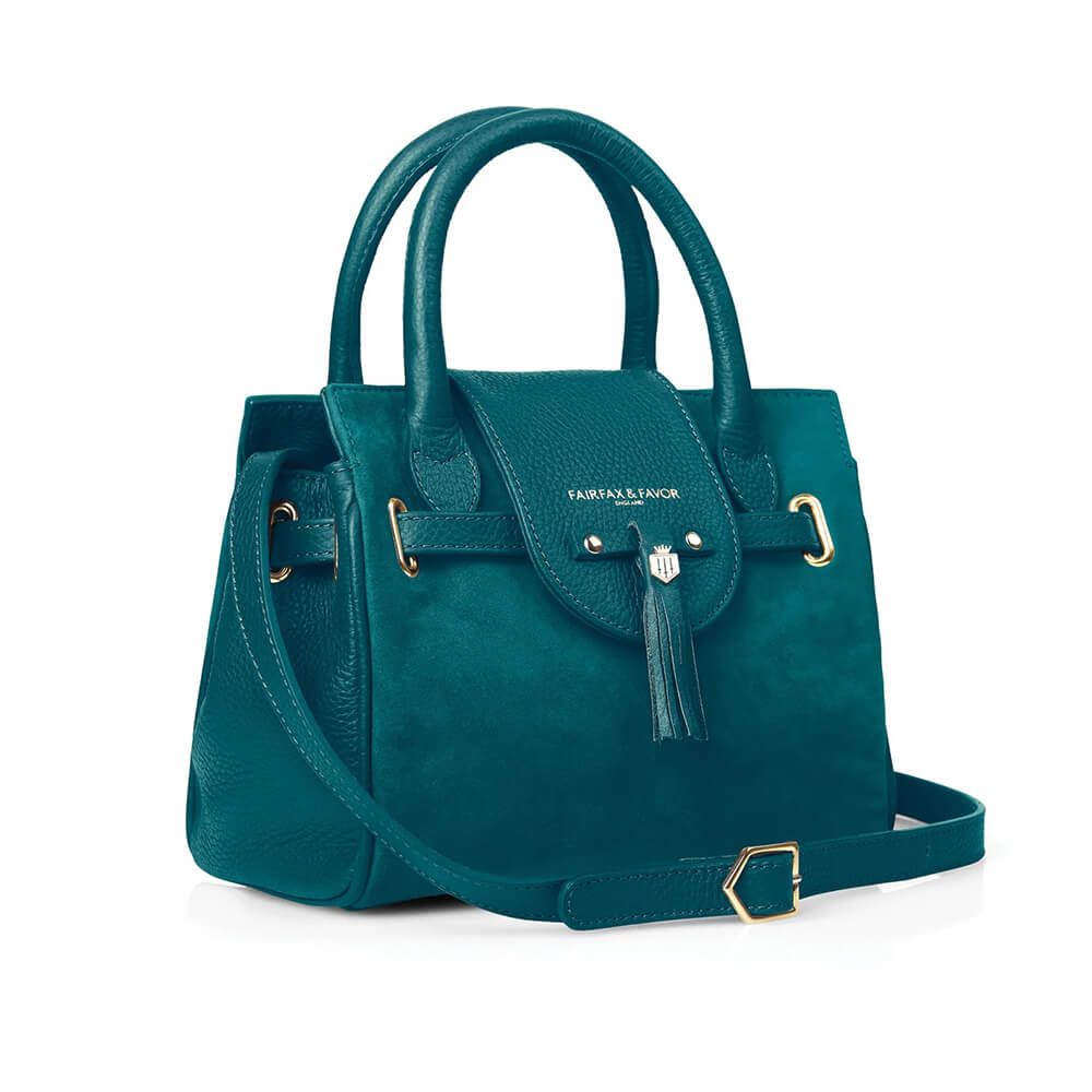 Fairfax & Favor Mini Windsor Handbag Stockist Exclusive Ocean
