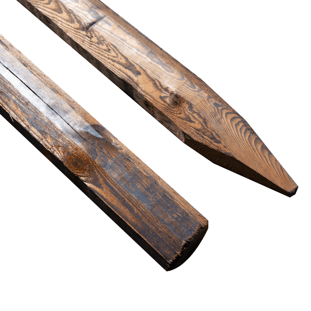 Octopost Fence Post Machined Creosote Treated 80mm (W) x 1.6m (L)