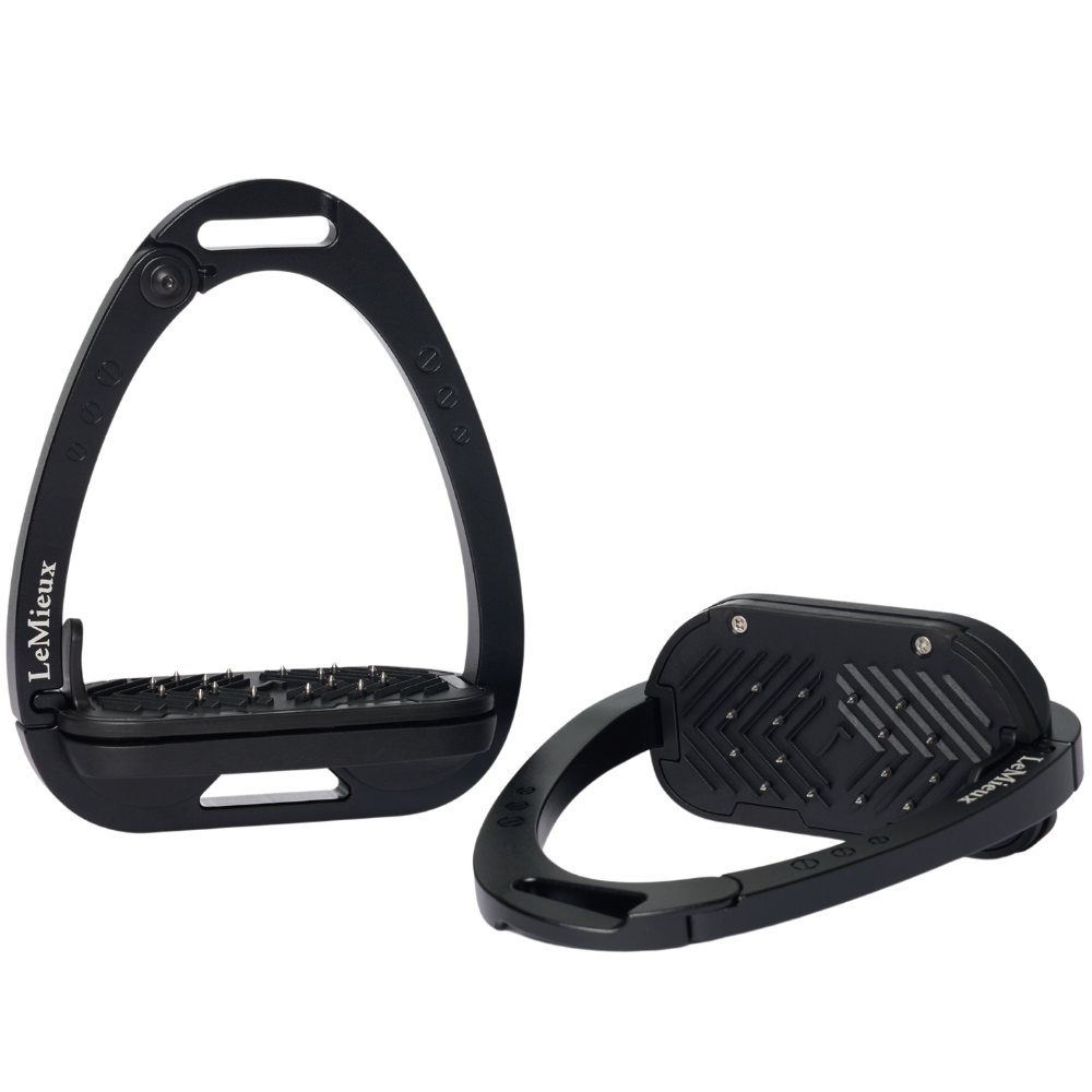 LeMieux Vector Control Stirrups Black/Black