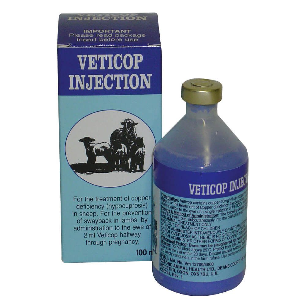 Veticop Injection For Sheep 100ml - Chelford Farm Supplies
