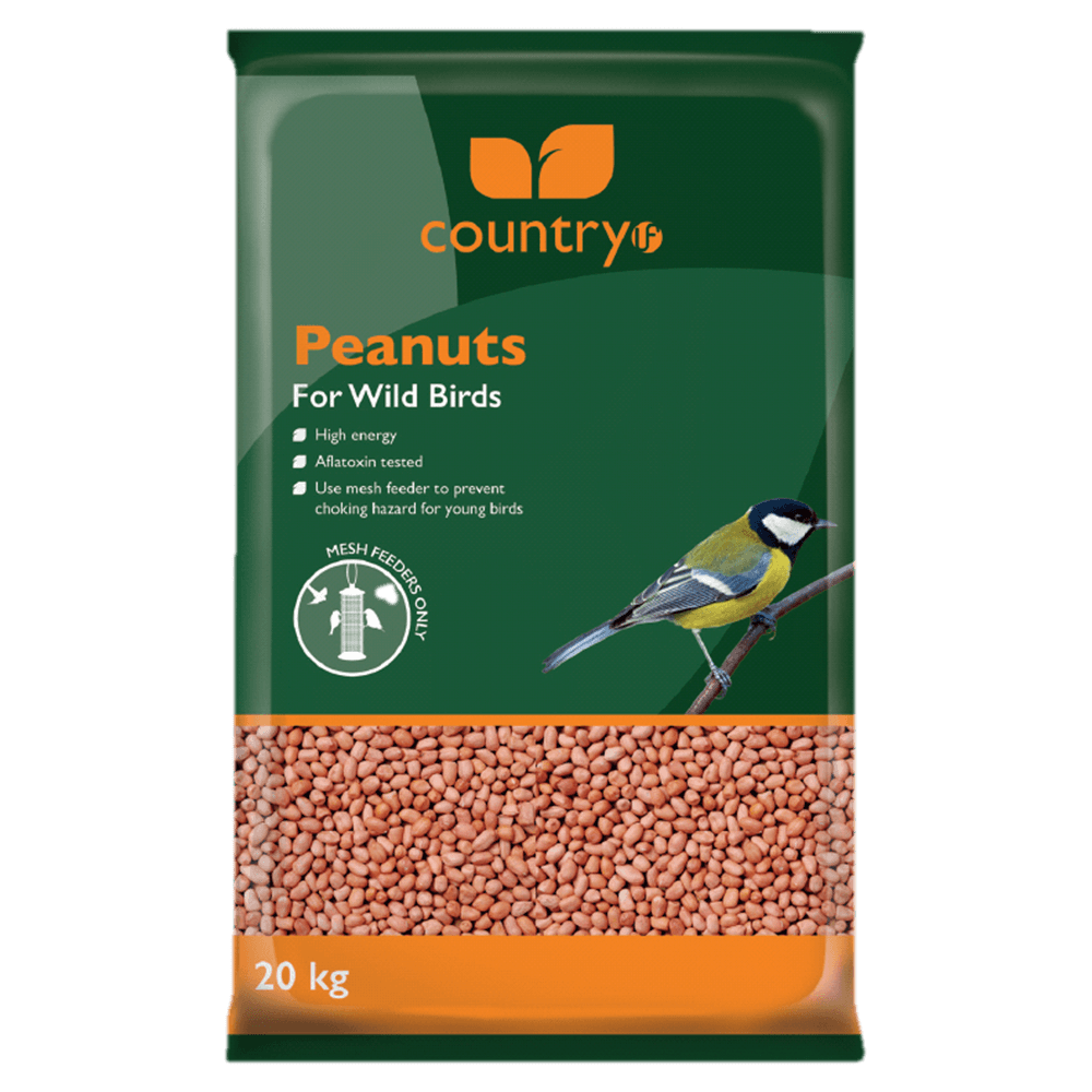 Country UF Wild Bird Peanuts 20kg | Chelford Farm Supplies