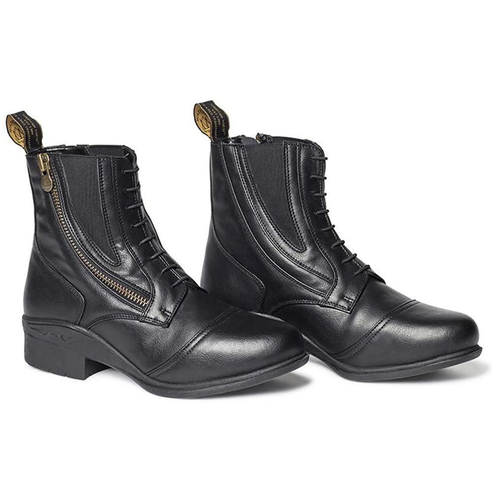 Mountain Horse Veganza Side Zip Paddock Boot Black