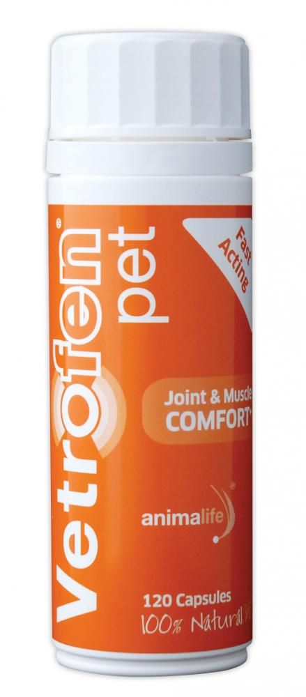 Animalife Vetrofen Pet 120 Capsules - Chelford Farm Supplies