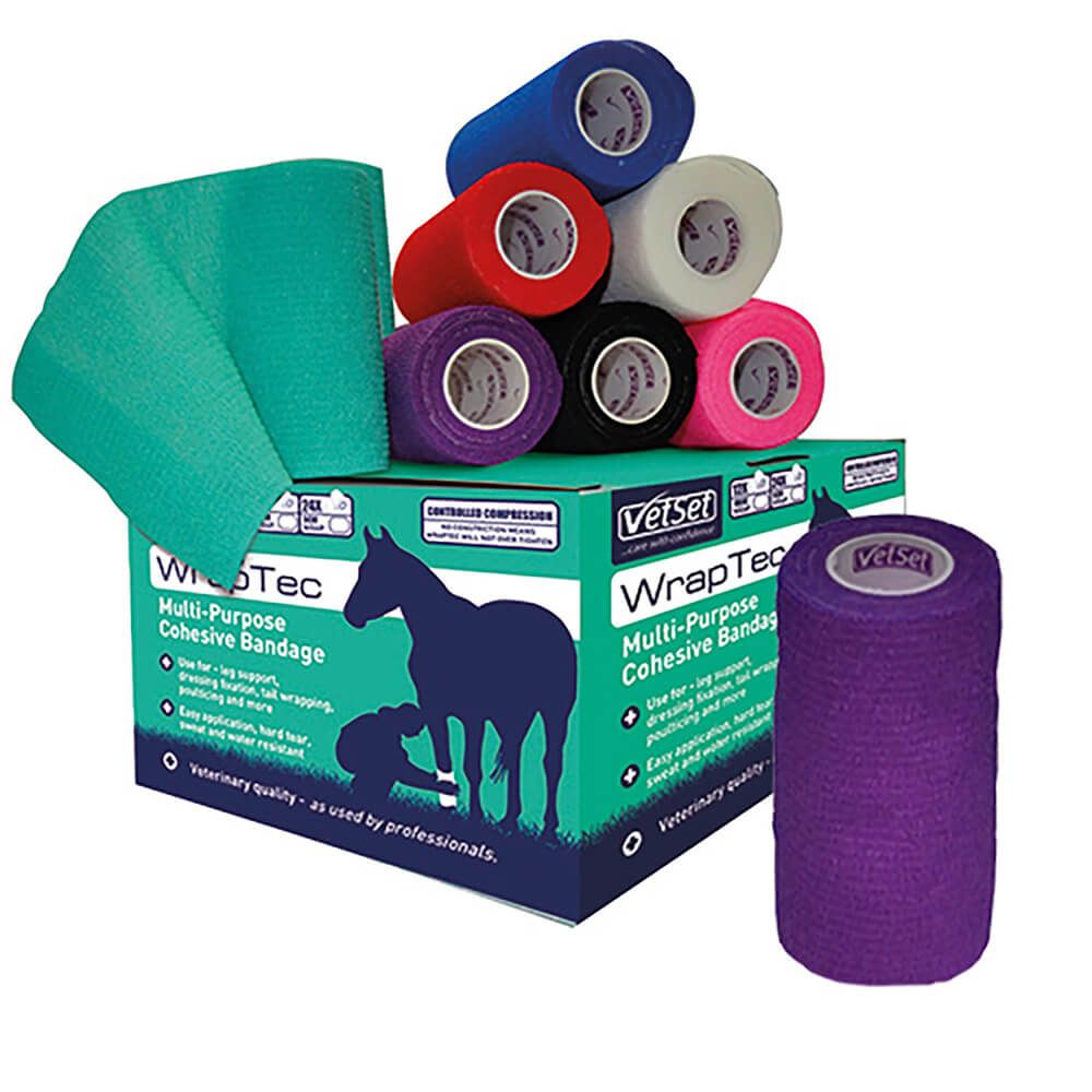 VetSet WrapTec Vet Wrap Cohesive Bandage | Buy Online